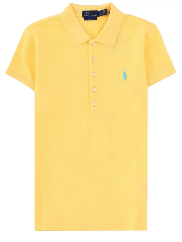 Polo Ralph Lauren Embroidered Logo Polo Shirt - Yellow