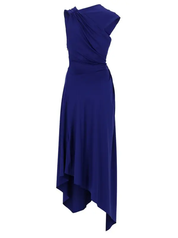 Victoria Beckham Asymmetrical Midi Dress