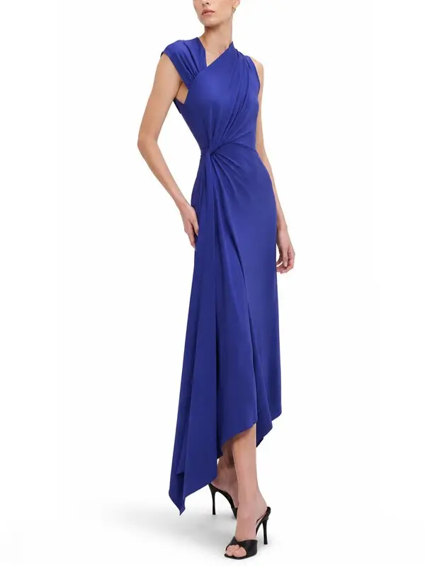 Victoria Beckham Asymmetrical Midi Dress