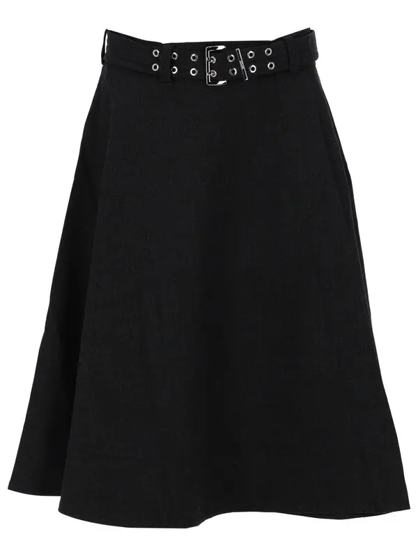 GANNI Belted Wrap Skirt