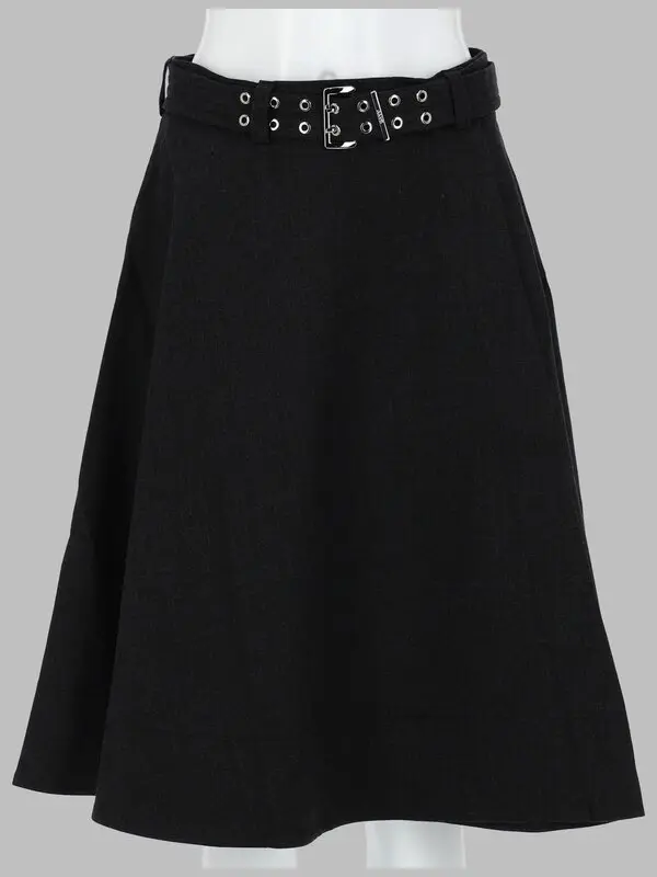 GANNI Belted Wrap Skirt