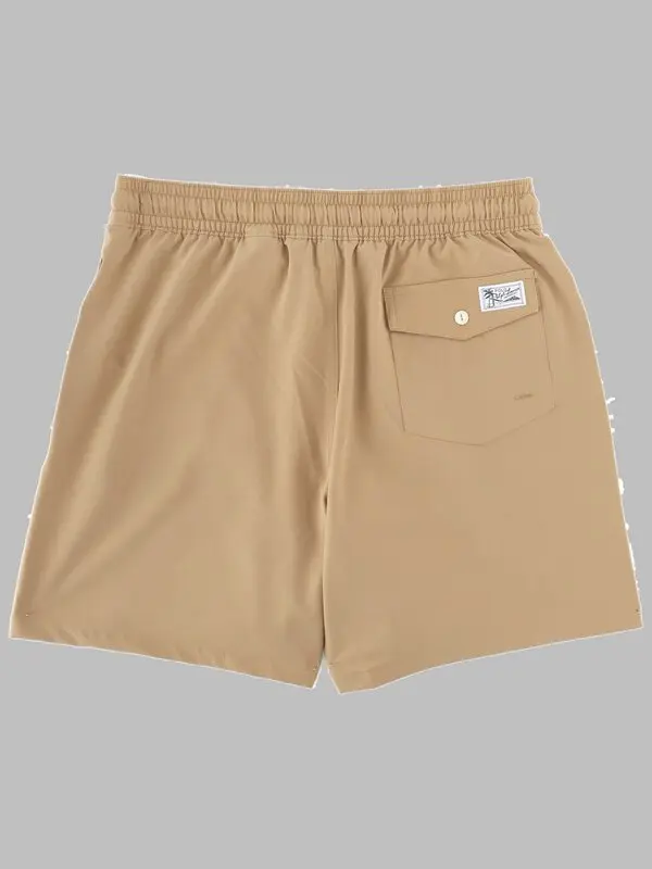 Polo Ralph Lauren Swim Shorts With Logo - Beige