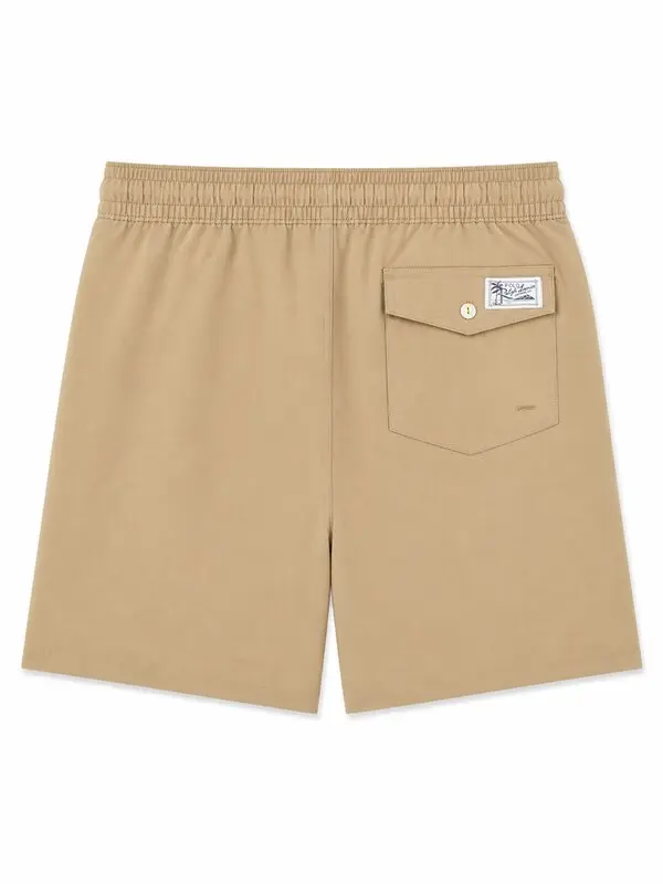 Polo Ralph Lauren Swim Shorts With Logo - Beige
