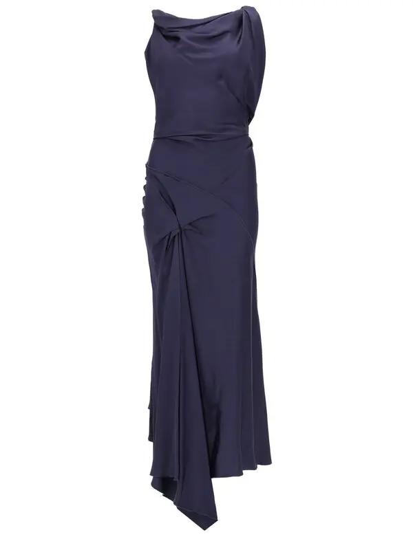 Victoria Beckham Abito Midi "posy - Blue