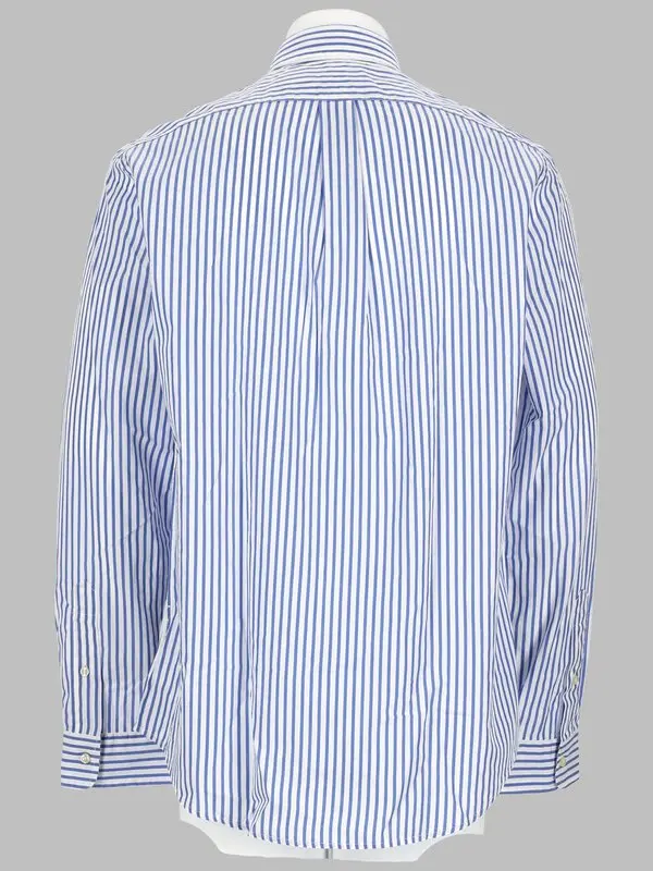 Polo Ralph Lauren Blue Striped Classic Collar Shirt