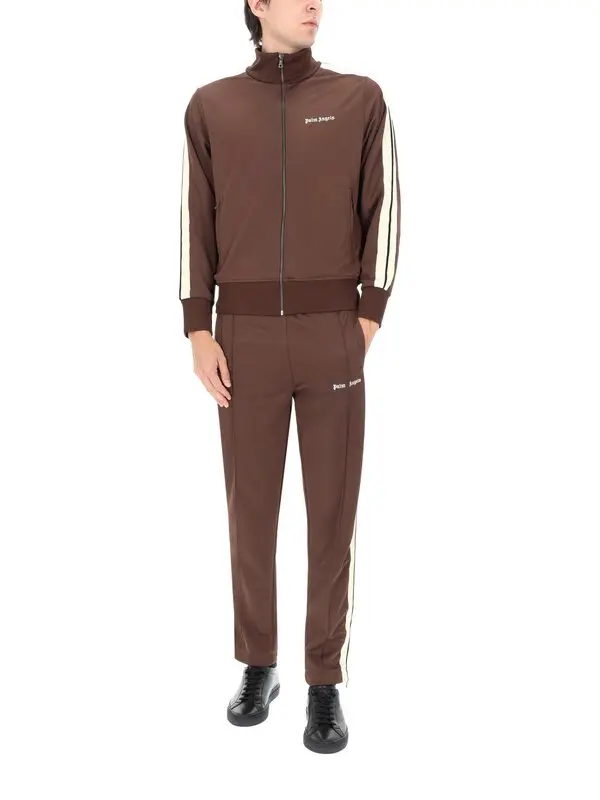 Palm Angels Felpa Con Zip E Logo