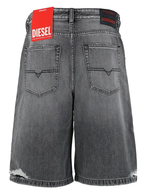 DIESEL® De-sire" Denim Shorts - Grey