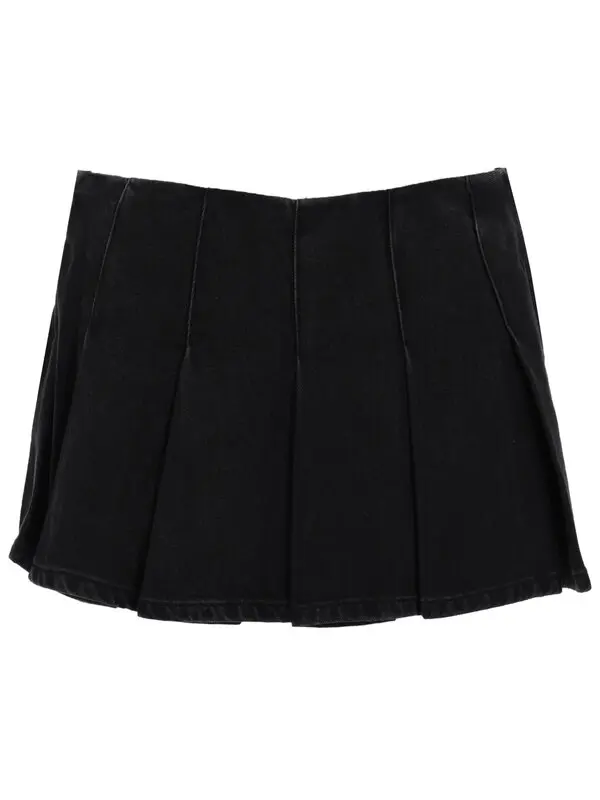 DIESEL® Pleated Denim Skort