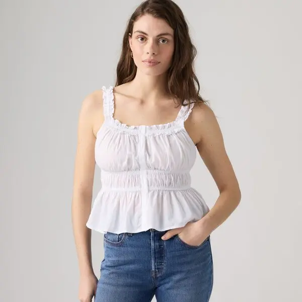 LEVI'S Vera Sleeveless Blouse - Bright White
