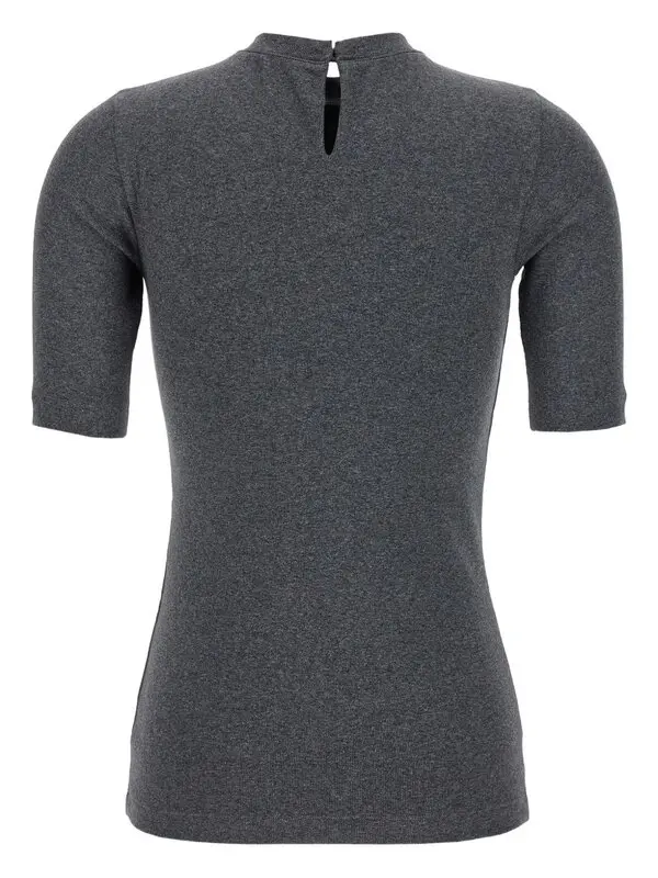 Brunello Cucinelli Ribbed Cotton Crewneck Sweater