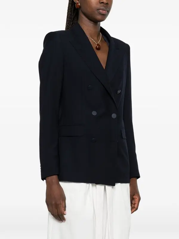 Tagliatore Wool Blazer Jacket - Blue