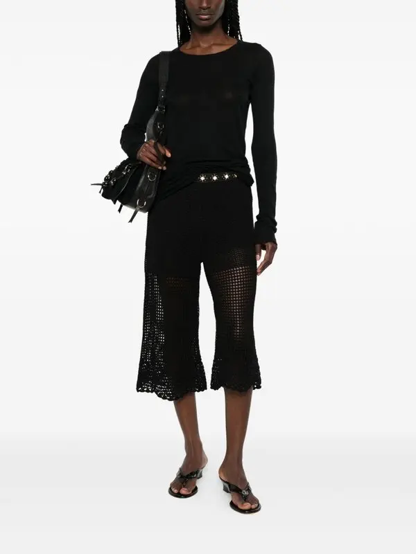 IRO PARIS Lirysse Crochet Knit Trousers