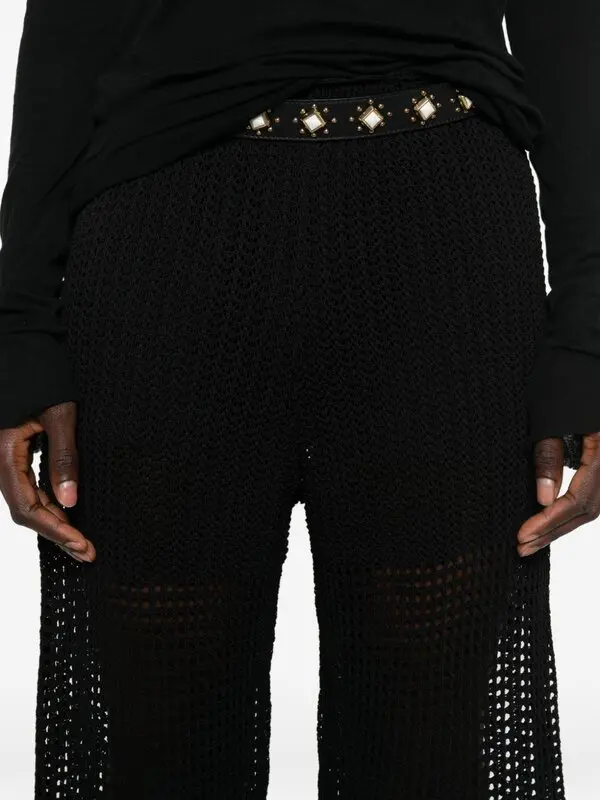 IRO PARIS Lirysse Crochet Knit Trousers