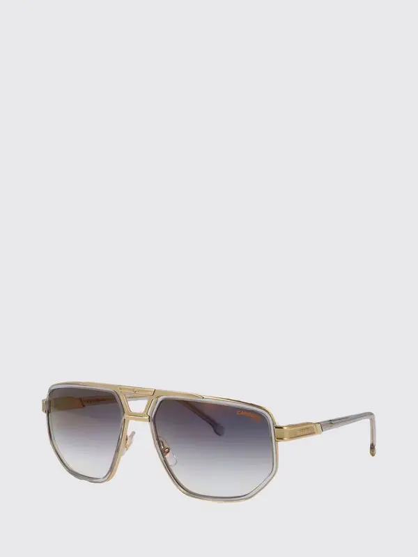 Carrera Eyewear Rectangular Metal Aviator Sunglasses With Double Bridge - Grey