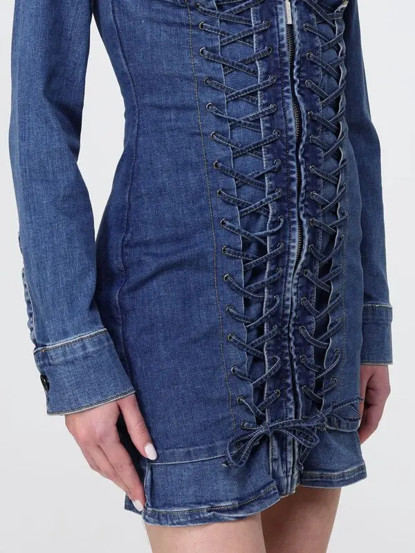 Liu Jo Lace-up Mini Dress