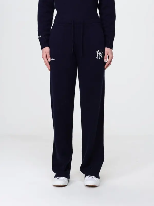 SPORTY & RICH Knitted Trousers - Blue