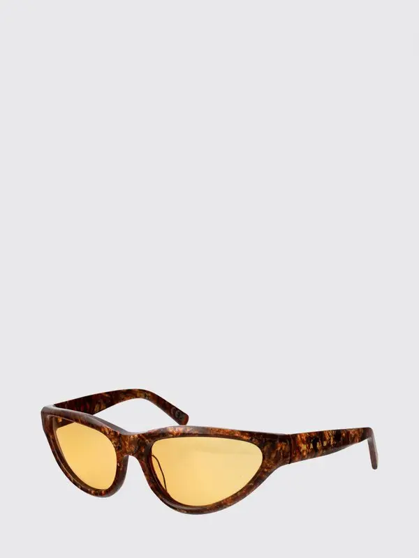 Marni Mavericks Acetate Cat Eye Sunglasses - Brown
