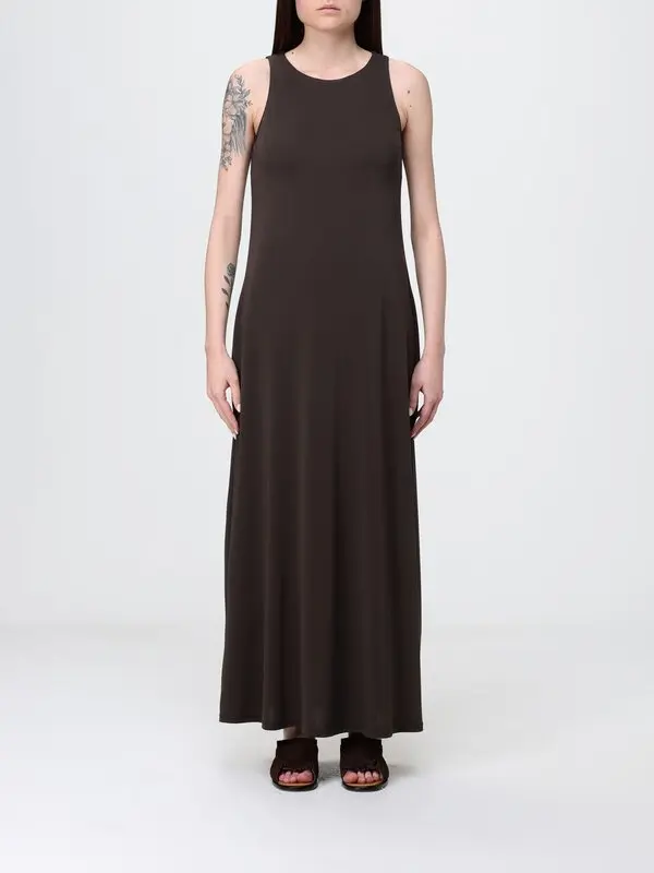 Max Mara Long Off-the-shoulder Tunic In Viscose Jersey - Brown