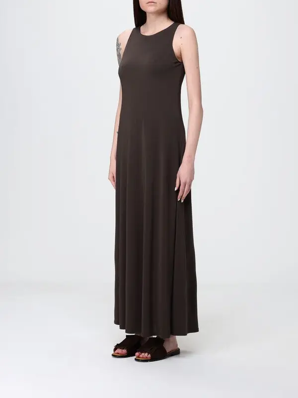 Max Mara Long Off-the-shoulder Tunic In Viscose Jersey - Brown