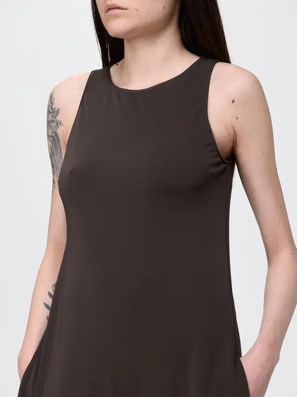Max Mara Long Off-the-shoulder Tunic In Viscose Jersey - Brown