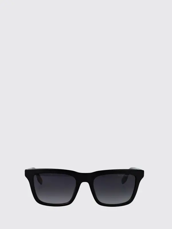 Marc Jacobs Rectangular Acetate Sunglasses With Contrasting Logo - Black
