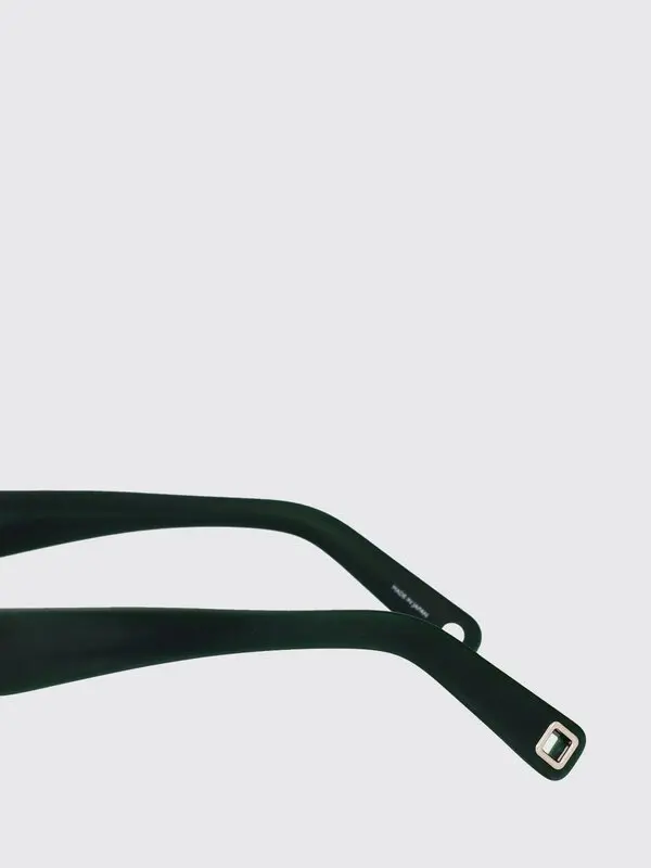 Jacquemus Rounded Acetate Sunglasses With Engraved Logo - Green