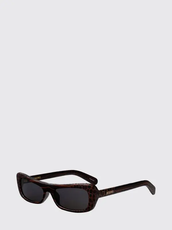 Jacquemus Animal Print Acetate Sunglasses - Brown