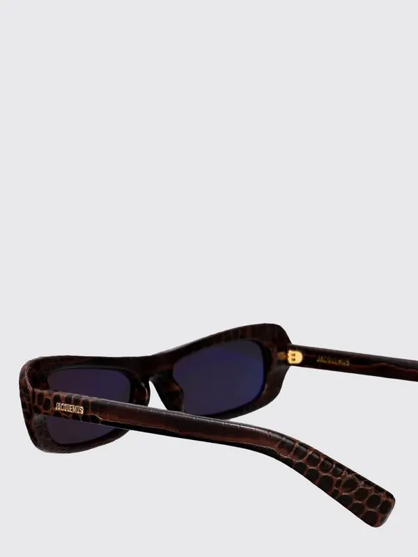 Jacquemus Animal Print Acetate Sunglasses - Brown
