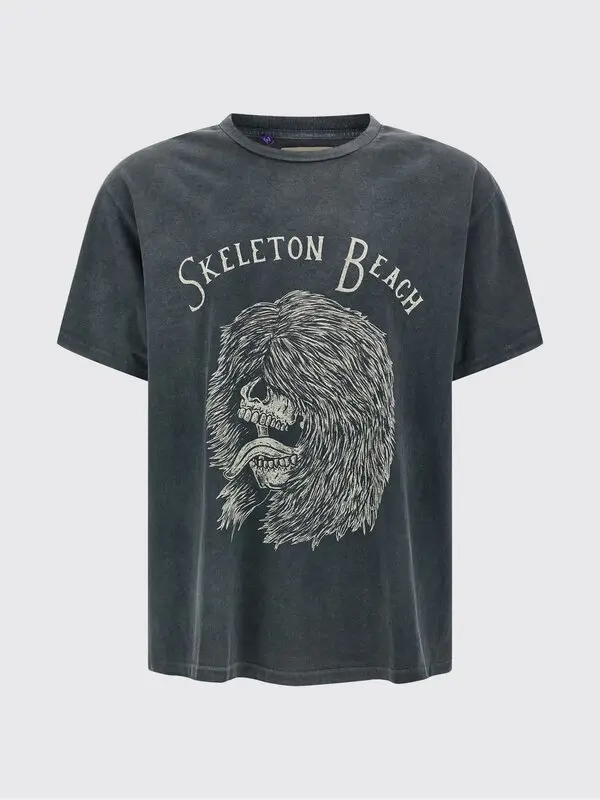 GALLERY DEPT. Relaxed Fit Graphic Print Cotton T-shirt - Black