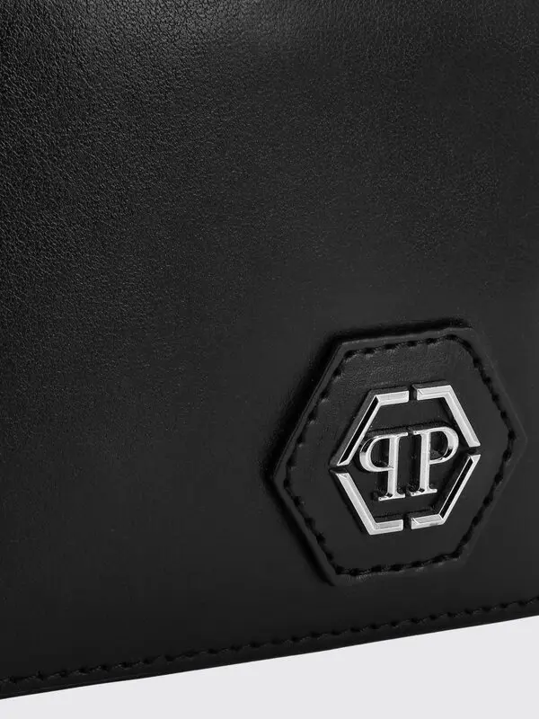 Philipp Plein Bi-fold Wallet With Logo Plaque