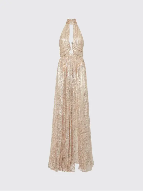 Philipp Plein Lace Maxi Dress - Fuchsia