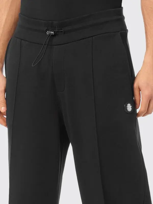 BILLIONAIRE Logo Emblem Sweatpants - Black