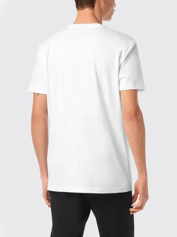 BILLIONAIRE Cotton T-shirt With Logo - White