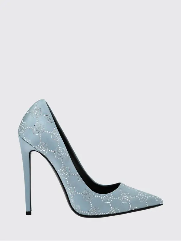 Philipp Plein Stiletto Pumps With Embellished Detailing - Turquoise