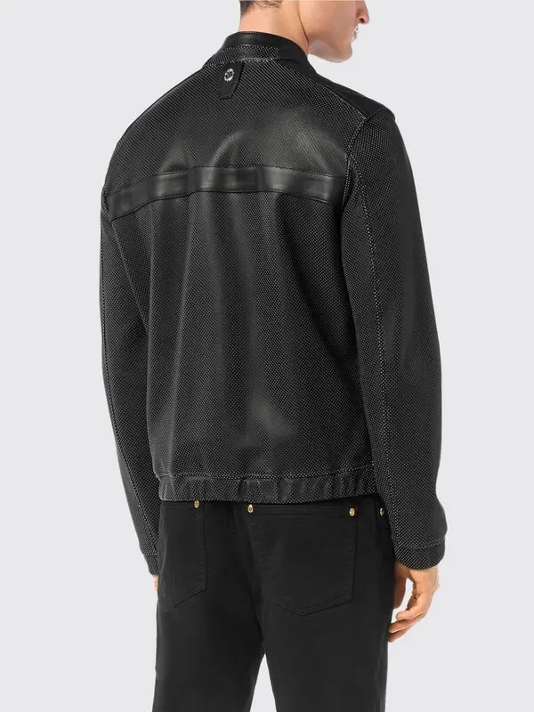 BILLIONAIRE Nappa Leather Biker Jacket