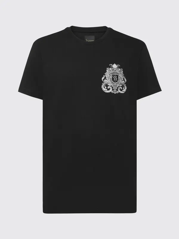 BILLIONAIRE Cotton T-shirt With Logo - Black