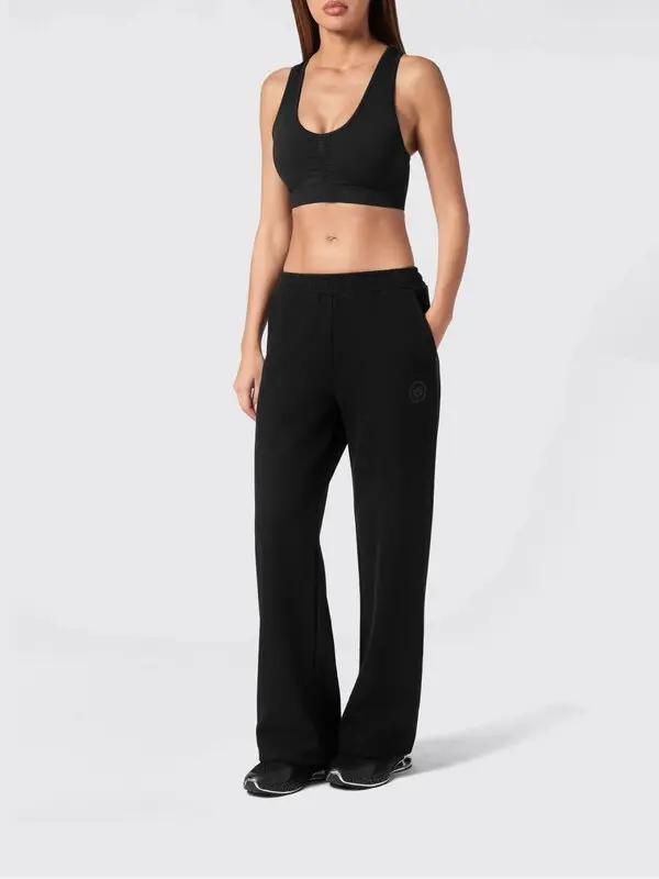PLEIN SPORT Technical Fabric Jogging Pants - Black