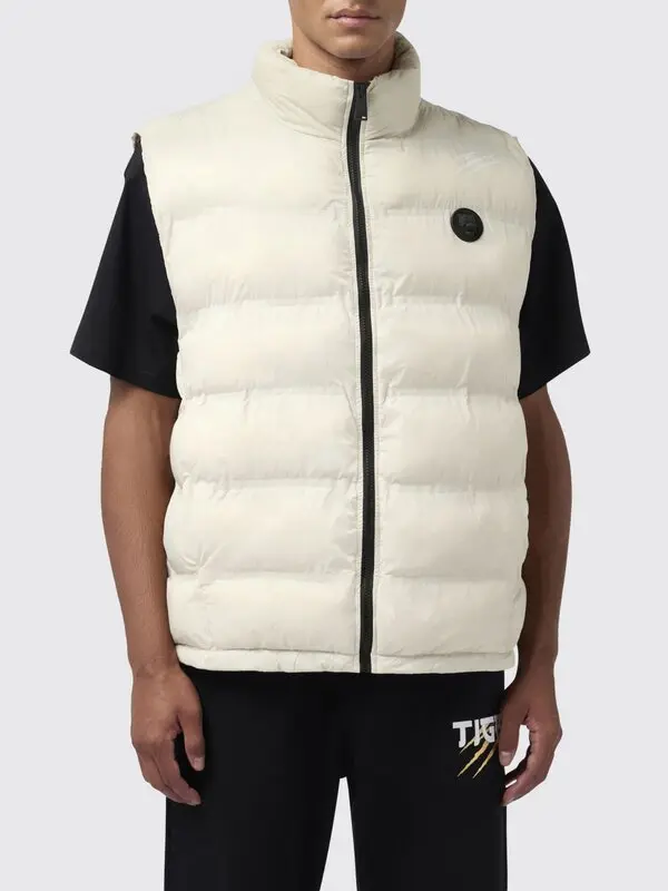 PLEIN SPORT Padded Nylon Vest - Grey