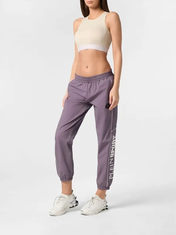 PLEIN SPORT Technical Fabric Jogging Pants - Violet
