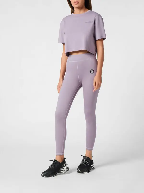 PLEIN SPORT Cropped T-shirt - Violet