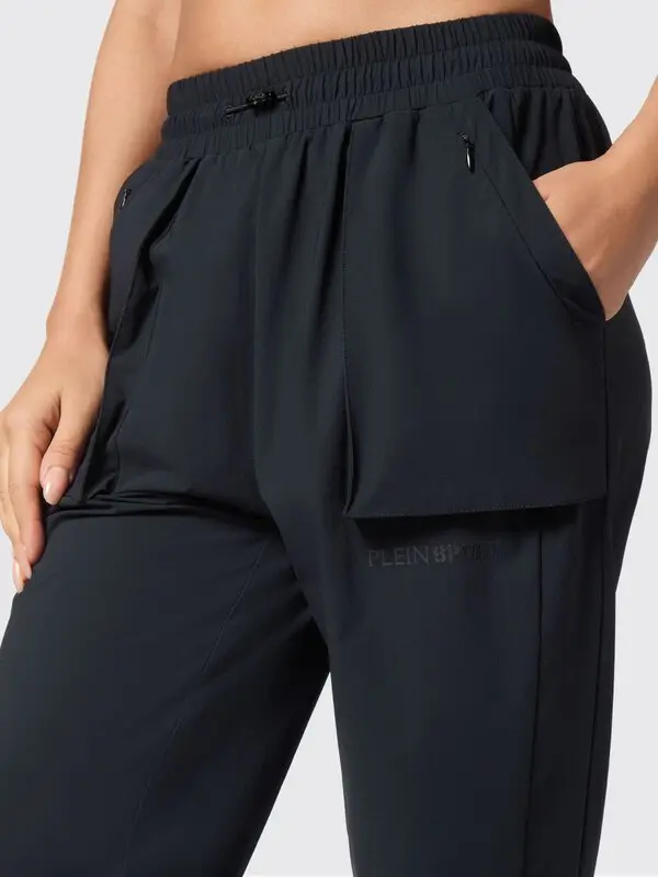 PLEIN SPORT Technical Stretch Fabric Jogging Pants
