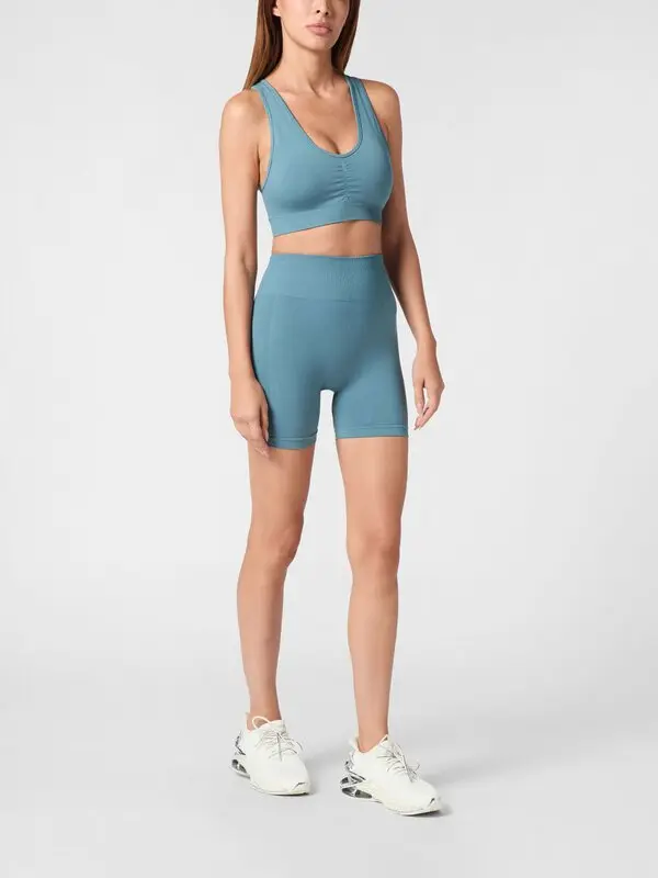 PLEIN SPORT Sporty Top - Gnawed Blue