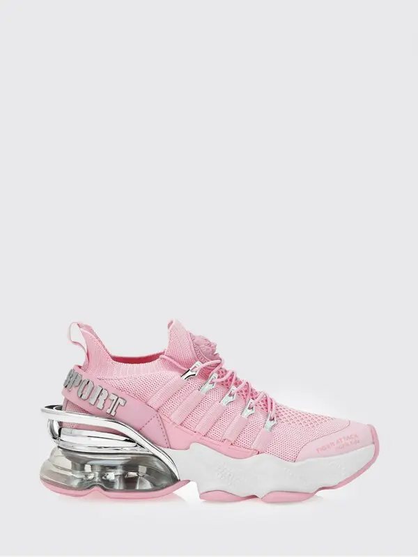 PLEIN SPORT Mesh And Rubber Sneakers - Fuchsia