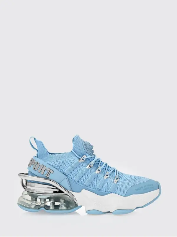 PLEIN SPORT Mesh And Rubber Sneakers - Turquoise