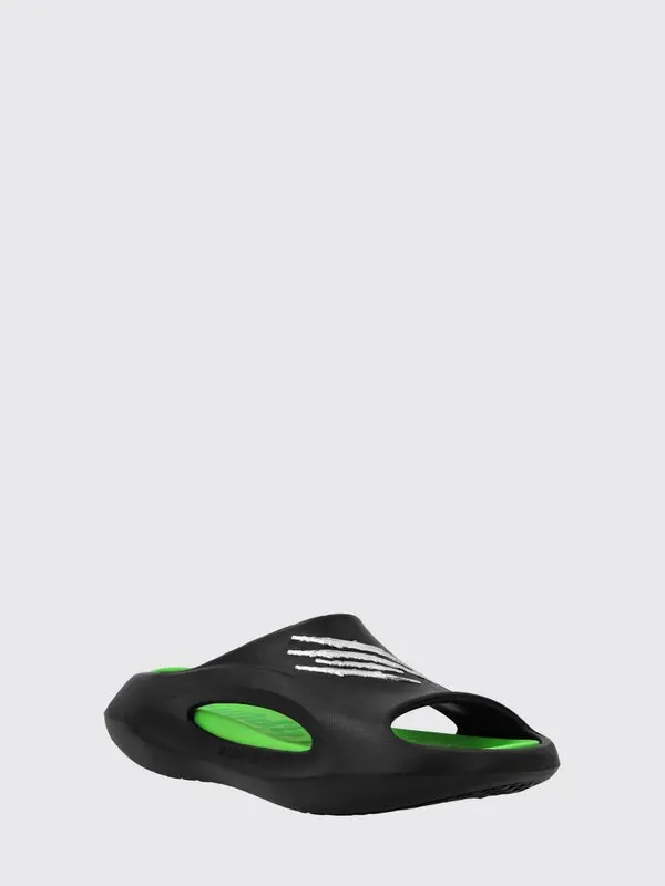 PLEIN SPORT Rubber Sliders - Black