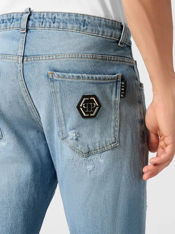 Philipp Plein Distressed Jeans