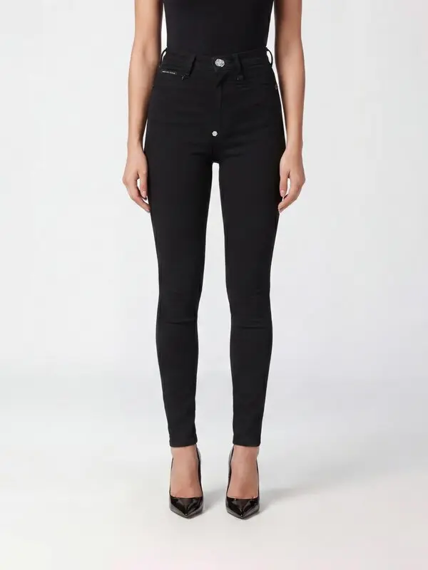 Philipp Plein Skinny Fit Jeans - Black