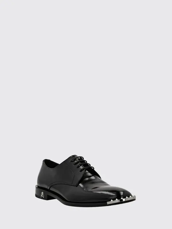 Philipp Plein Polished Leather Derby Shoes