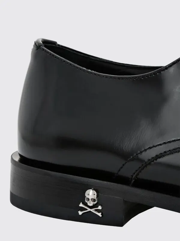 Philipp Plein Polished Leather Derby Shoes