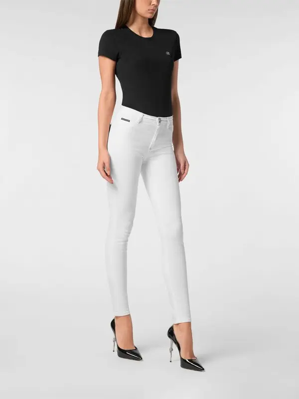 Philipp Plein Skinny Jeans - White